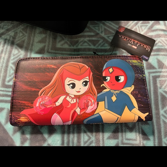 Loungefly | Bags | Loungefly Marvel Wanda Vision Chibi Faux Leather ...